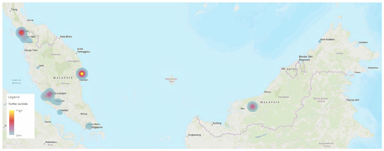 Geospatial Mapping of Suicide-Related Tweets and Sentiments among ...