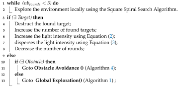 Inverse Firefly-Based Search Algorithms for Multi-Target Search Problem