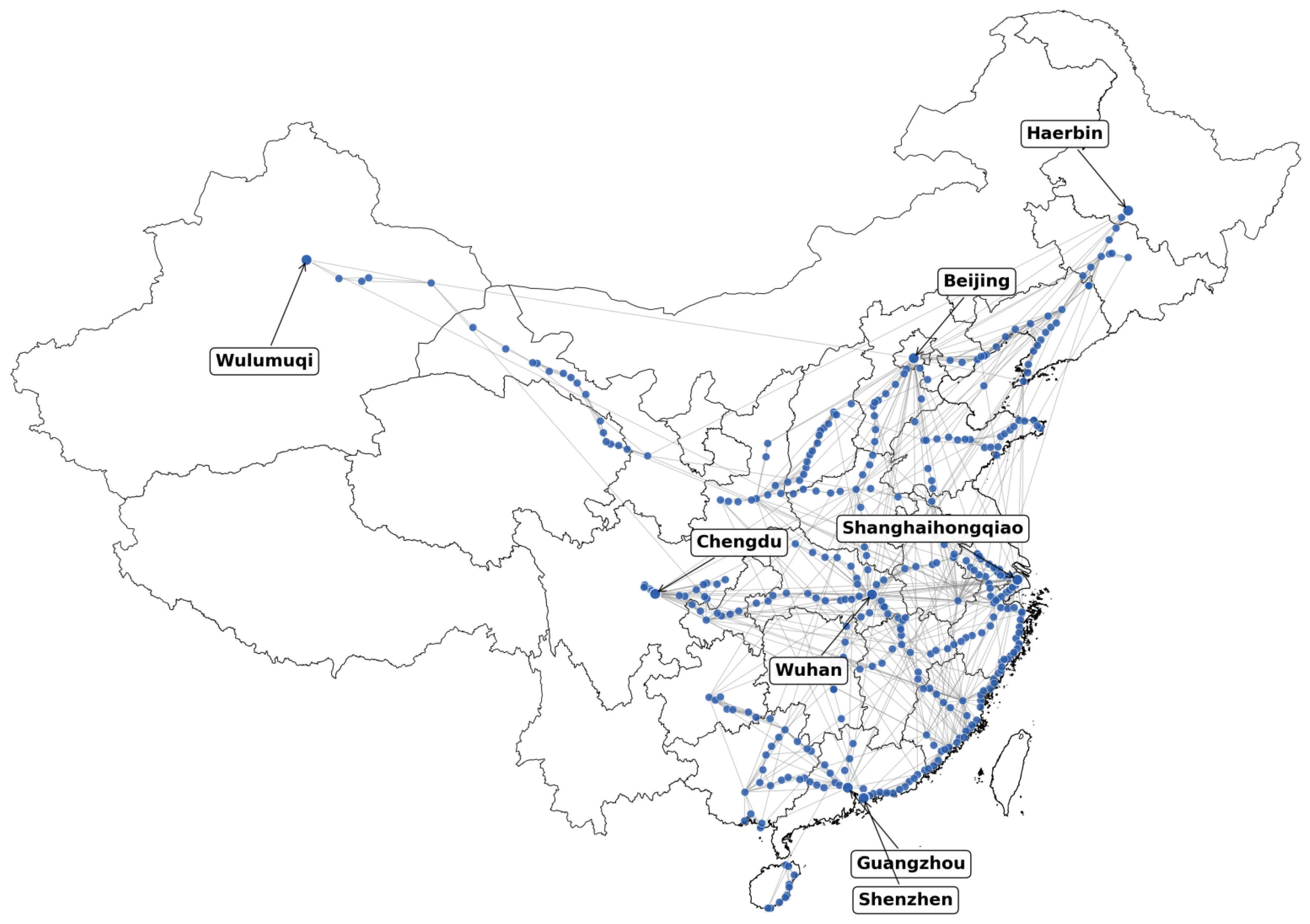 Analysis of China’s High-Speed Railway Network Using Complex Network ...