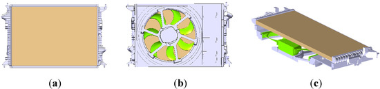 Effect of Blade Curvature on Fan Integration in Engine Cooling Module