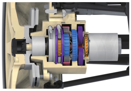 In-Wheel Two-Speed AMT with Selectable One-Way Clutch for Electric Vehicles
