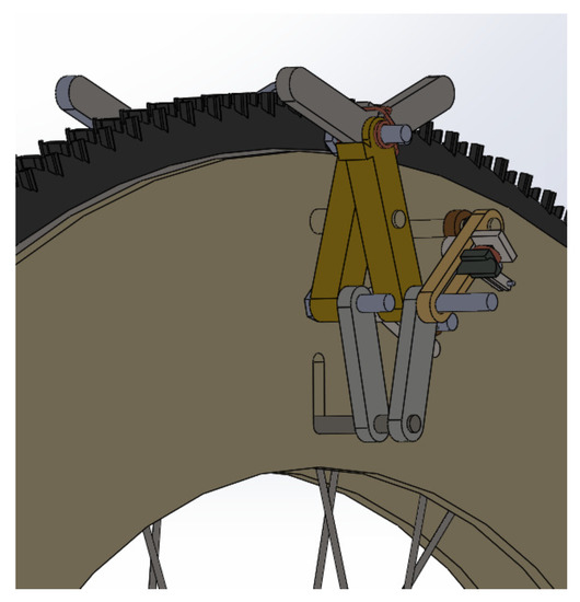 Design of an Anti-Slip Mechanism for Wheels of Step Climbing Robots
