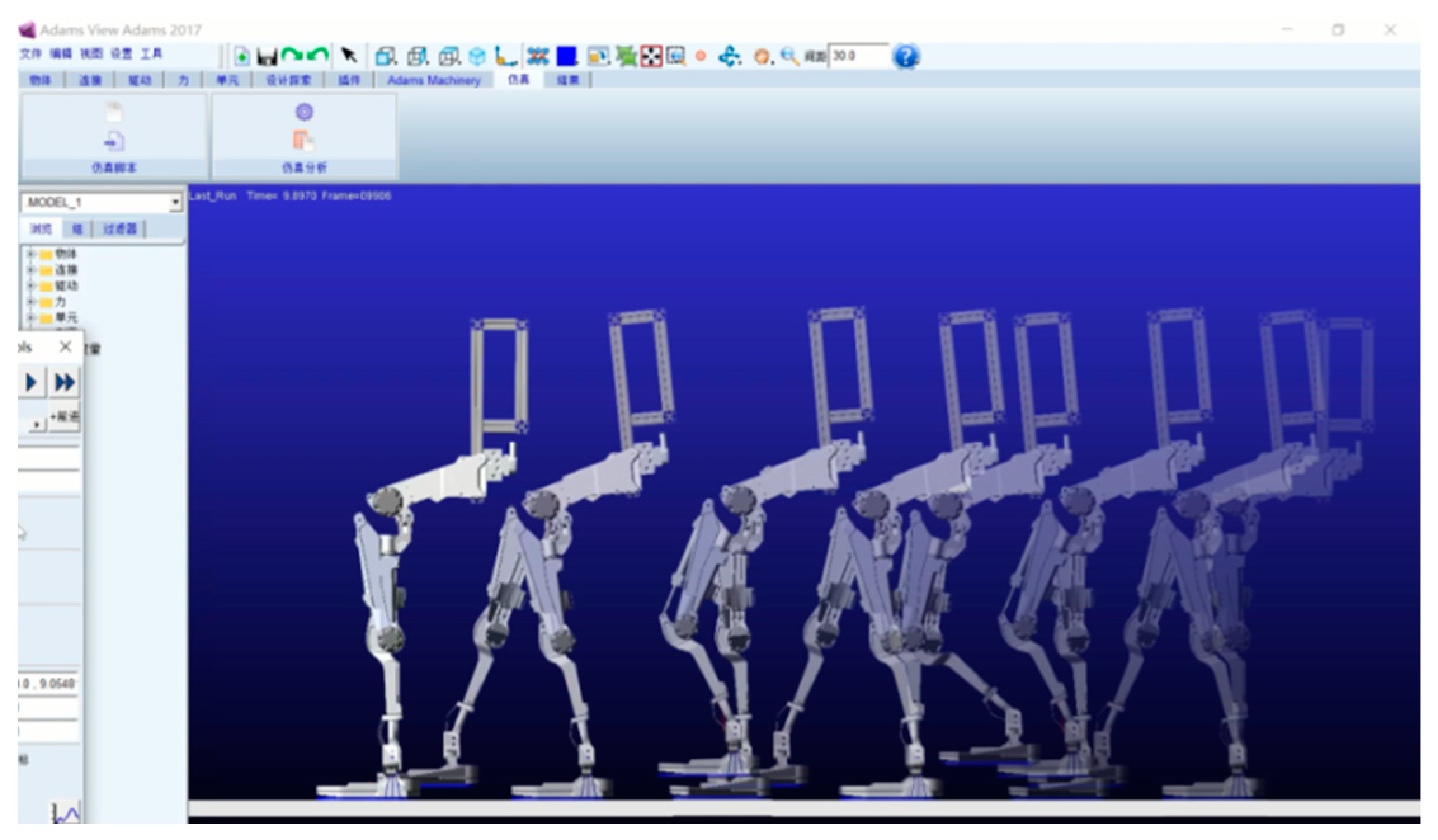 Design and Analysis of a Lower Limb Loadbearing Exoskeleton