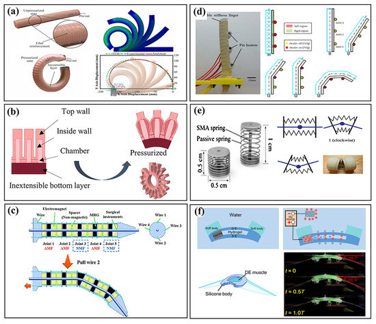 A Review of Soft Actuator Motion: Actuation, Design, Manufacturing and ...