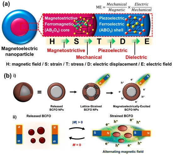 Core–Shell Magnetoelectric Nanoparticles: Materials, Synthesis, Magnetoelectricity, and Applications