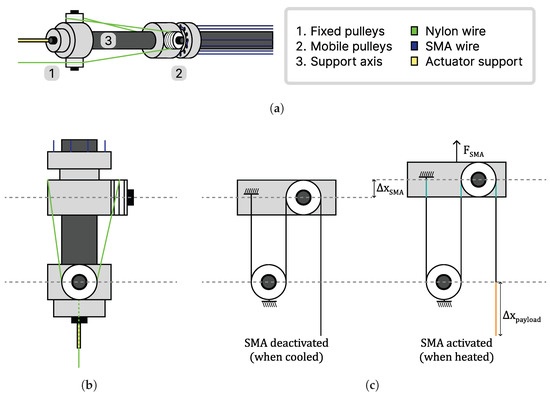 Hoist-Based Shape Memory Alloy Actuator with Multiple Wires for High-Displacement Applications