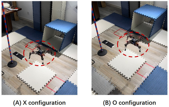 Motion Control of a Hybrid Quadruped-Quadrotor Robot
