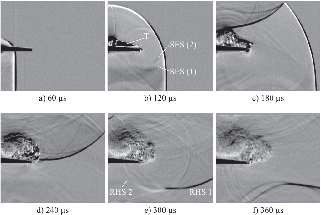 Shock Wave Diffraction Phenomena around Slotted Splitters