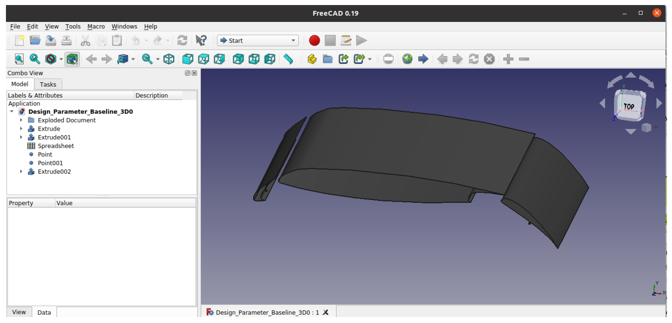 Aerodynamic Shape Optimisation Using Parametric CAD and Discrete Adjoint