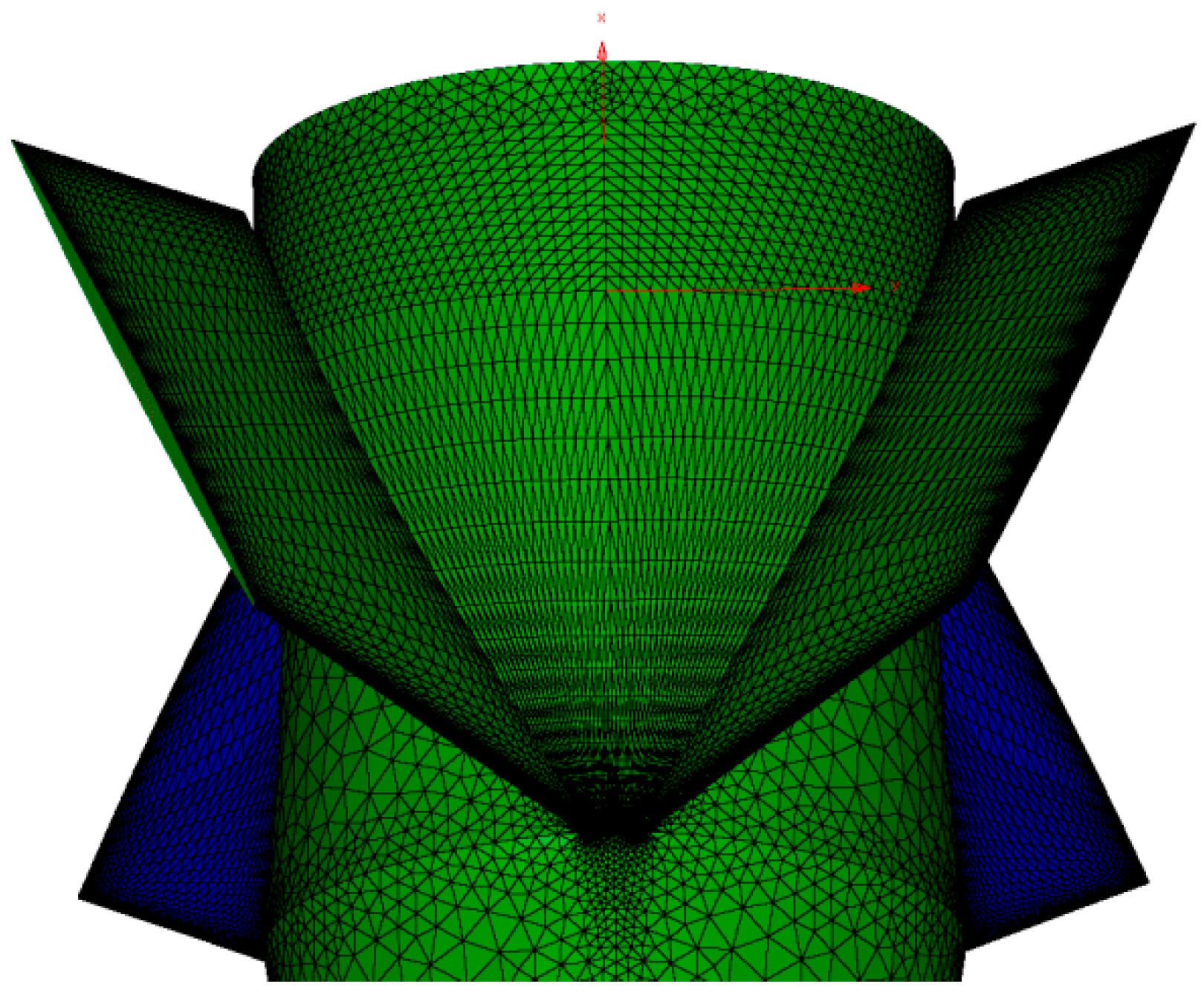Investigation of Asymmetric Flow of a Slender Body with Low-Aspect ...