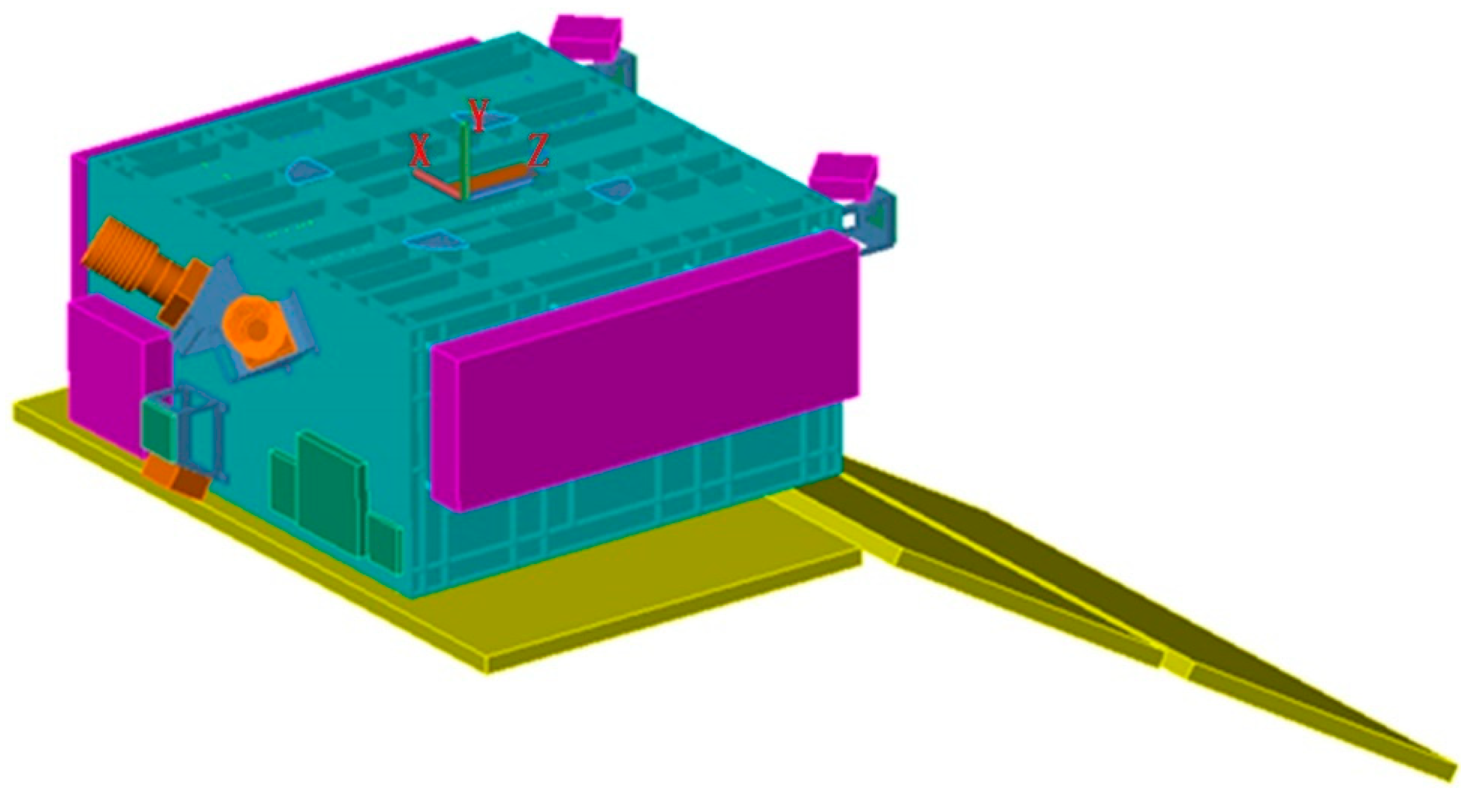 Thermal Design and Experimental Validation of a Lightweight Microsatellite