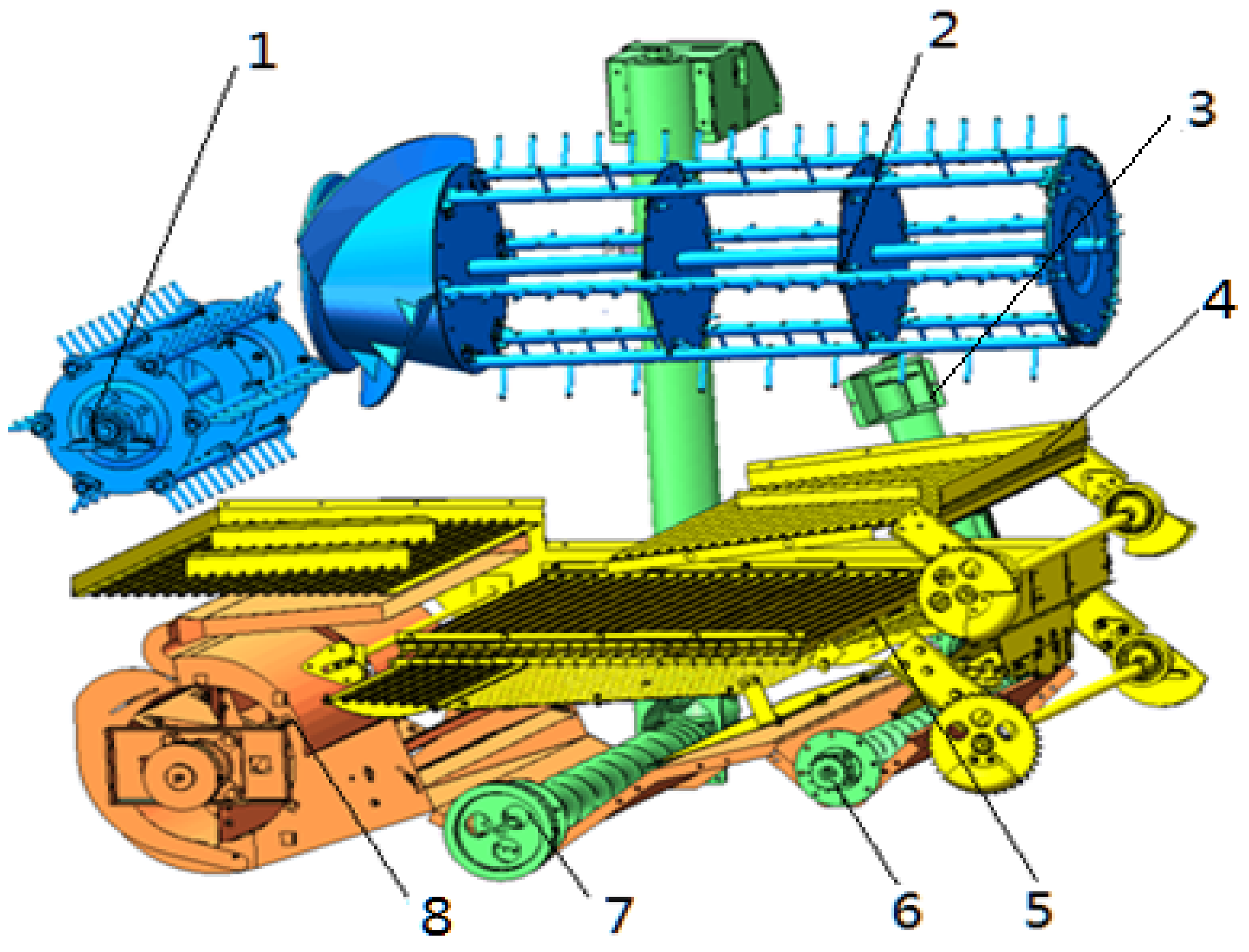 Improving Cleaning Performance of Rice Combine Harvesters by DEM–CFD ...