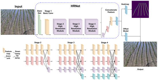 Identification Method of Rice Seedlings Rows Based on Gaussian Heatmap