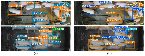 Automated Behavior Recognition and Tracking of Group-Housed Pigs with an Improved DeepSORT Method