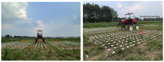 Design and Experiment of a Breakpoint Continuous Spraying System for Automatic-Guidance Boom ...