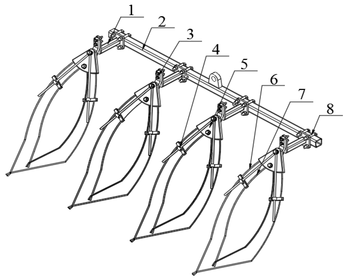 Development and Experimentation of Intra-Row Weeding Device for Organic Rice