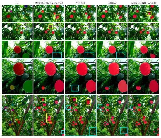 High-Precision Peach Fruit Segmentation under Adverse Conditions Using Swin Transformer
