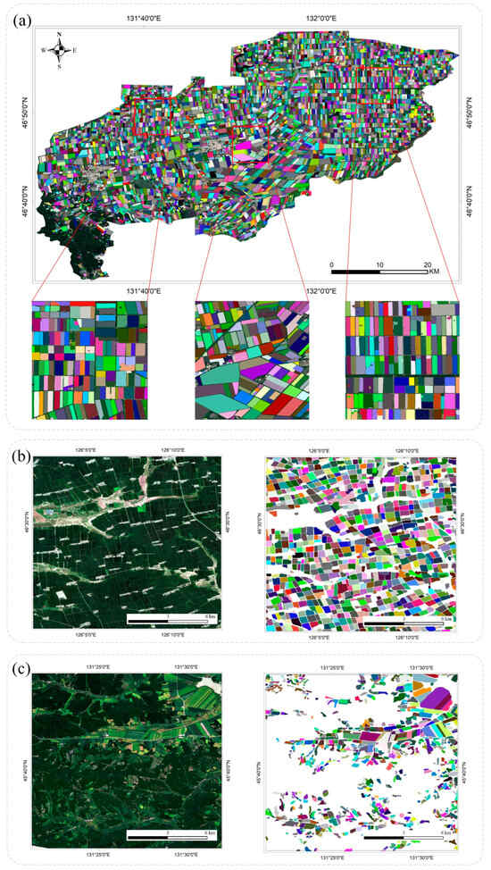 Accurate Parcel Extraction Combined with Multi-Resolution Remote Sensing Images Based on SAM