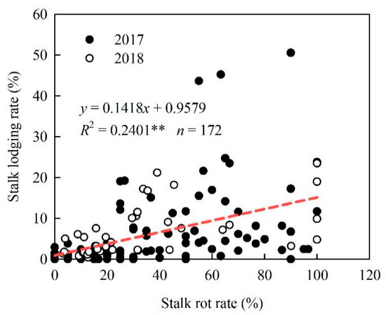 Physiological Influence of Stalk Rot on Maize Lodging after ...