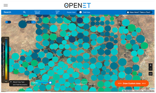 Dynamics of Crop Evapotranspiration of Four Major Crops on a Large ...