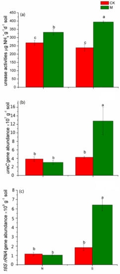 Long-Term Organic Manure Application Alters Urease Activity and ...