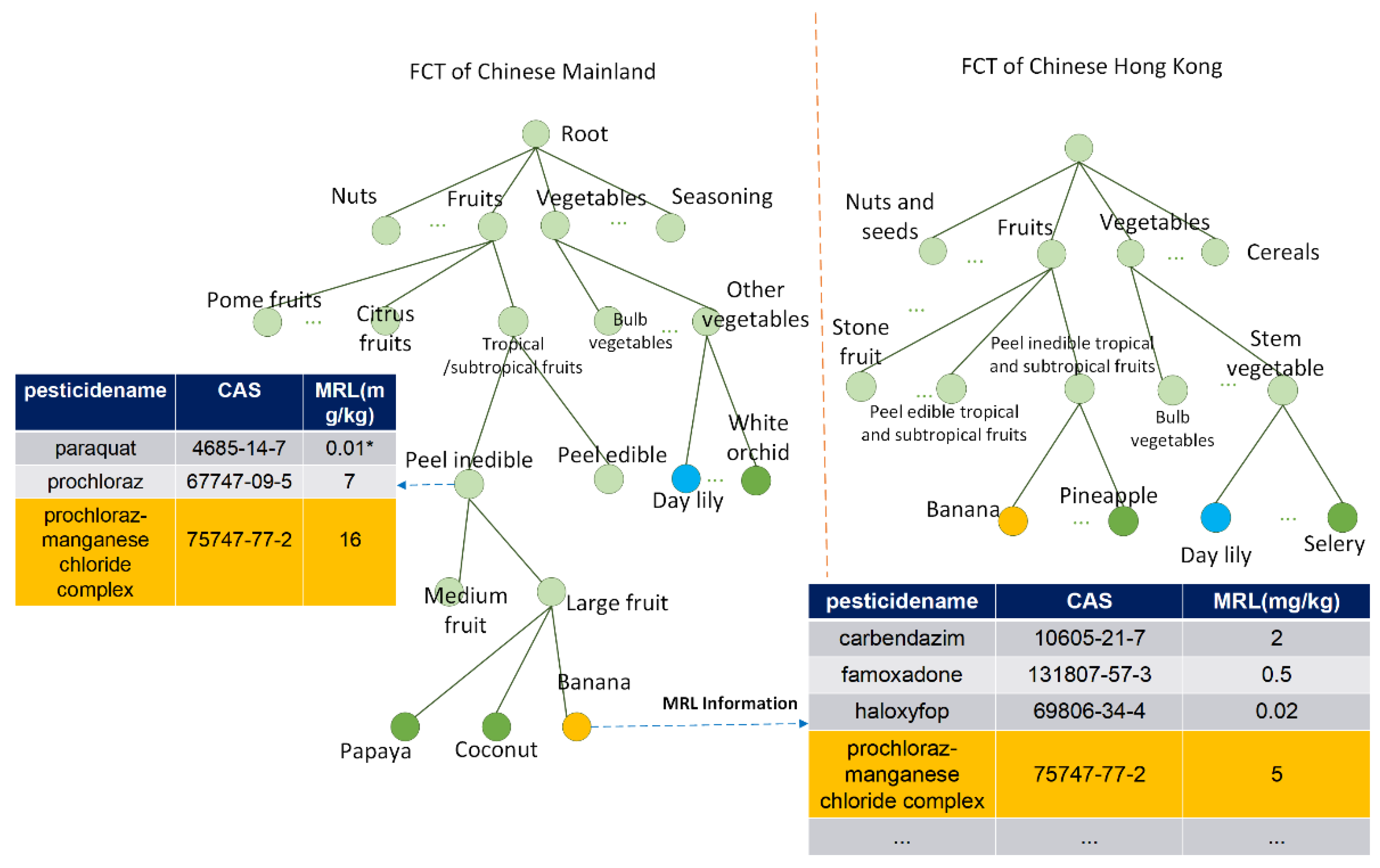 TreeMerge: A Visual Comparative Analysis Method for Food Classification ...