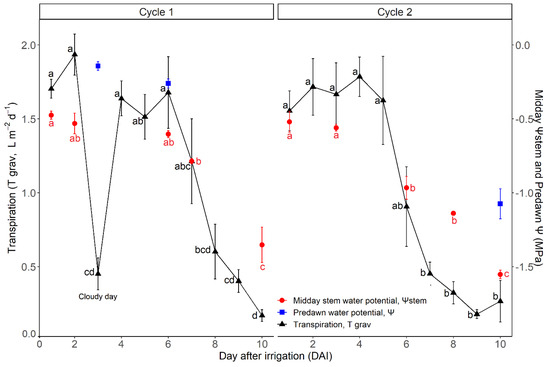 Assessing Grapevine Water Status by Integrating Vine Transpiration ...