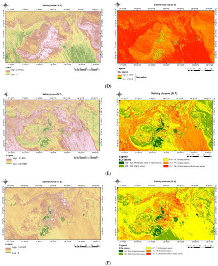 Soil Salinity Assessing and Mapping Using Several Statistical and ...