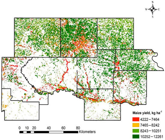 Impact of Spatial Soil Variability on Rainfed Maize Yield in Kansas under a Changing Climate