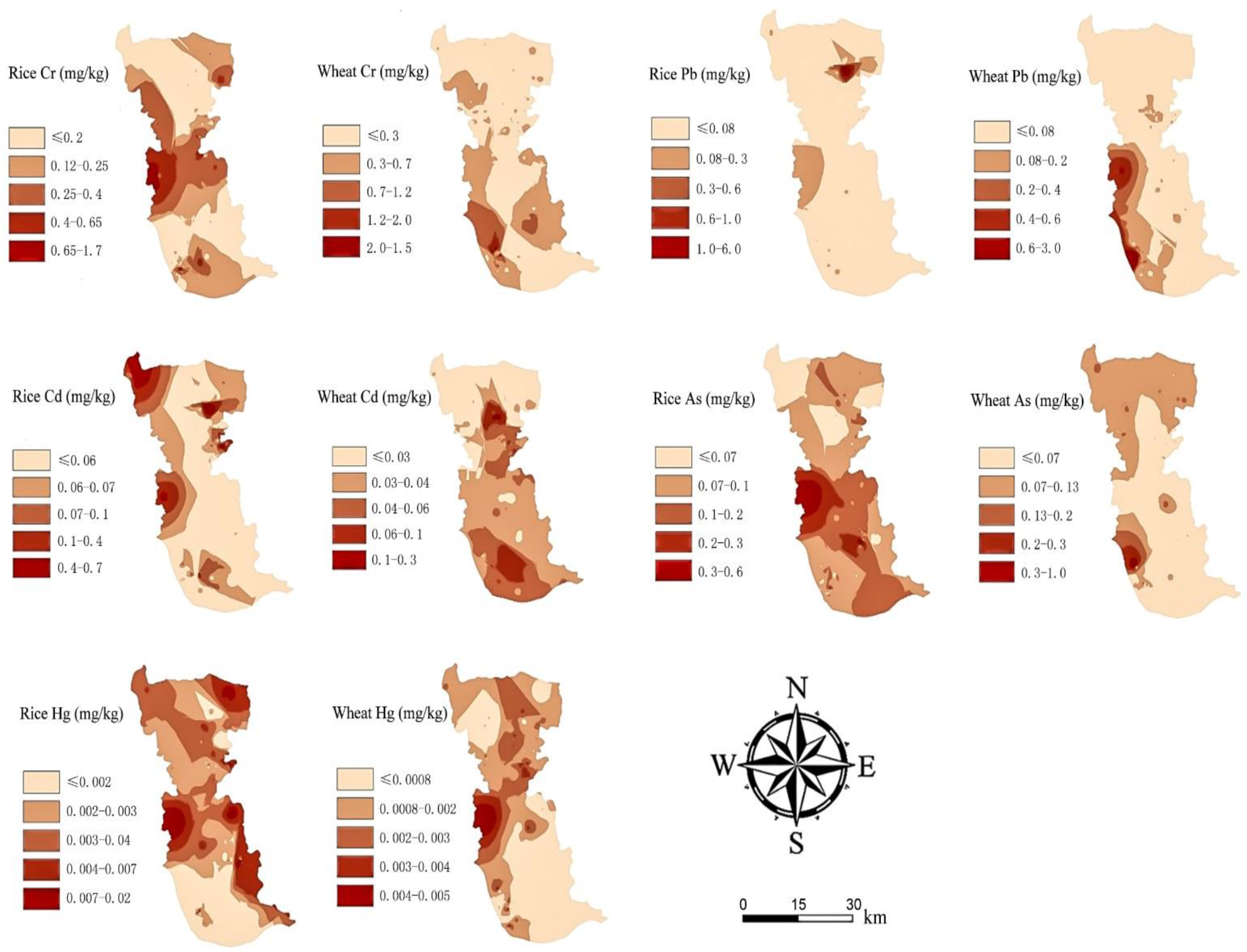 Environmental Assessment of Soils and Crops Based on Heavy Metal Risk ...