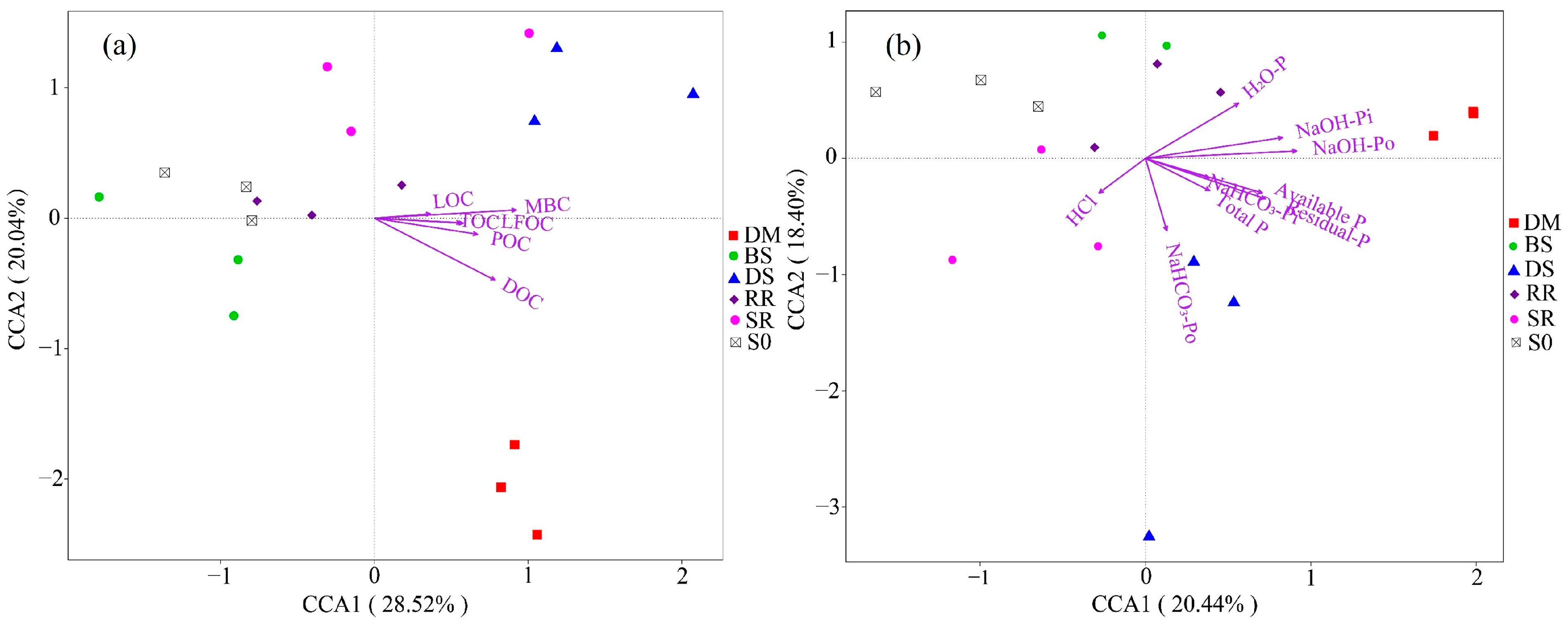 Effect of Short-Term Organic Matter Returns on Soil Organic Carbon Fractions, Phosphorus ...