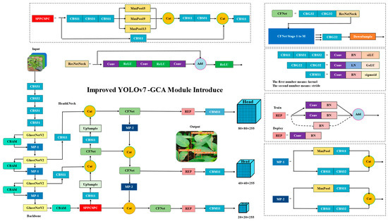 YOLOv7-GCA: A Lightweight and High-Performance Model for Pepper Disease ...