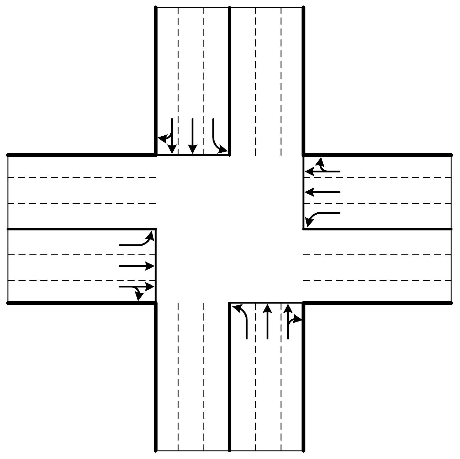 Autonomous Intersection Management by Using Reinforcement Learning