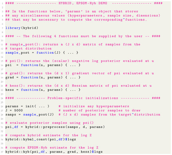 EPSOM-Hyb: A General Purpose Estimator of Log-Marginal Likelihoods with ...