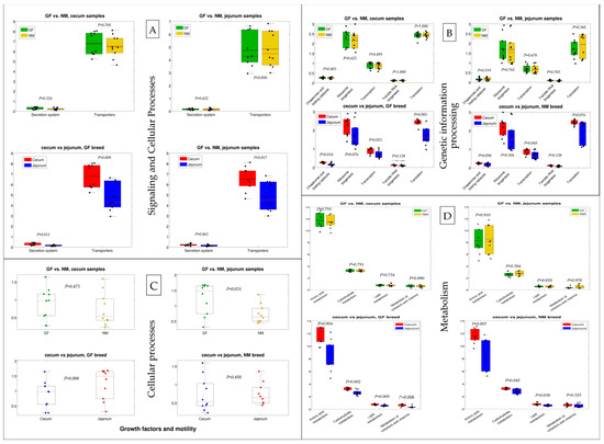 Diversity and Co-Occurrence Pattern Analysis of Cecal and Jejunal ...