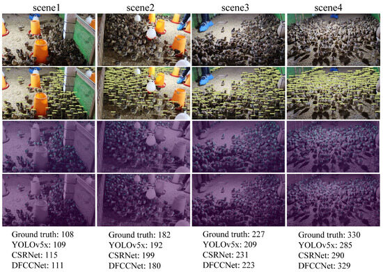 DFCCNet: A Dense Flock of Chickens Counting Network Based on Density Map Regression