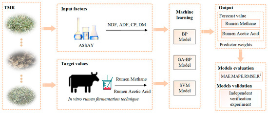 Development of an Alternative In Vitro Rumen Fermentation Prediction Model