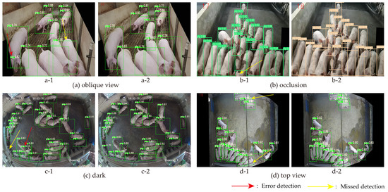 Research on Dynamic Pig Counting Method Based on Improved YOLOv7 Combined with DeepSORT