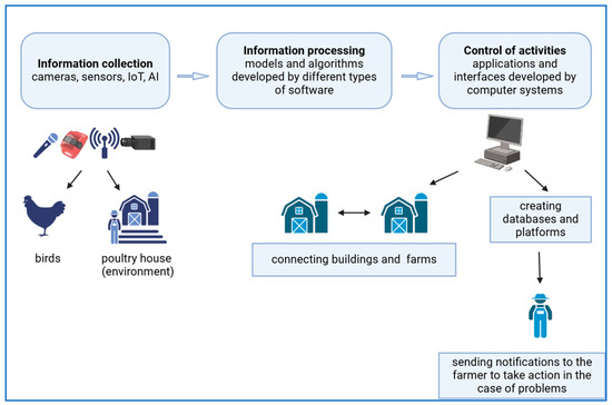Modern Technologies for Improving Broiler Production and Welfare: A Review