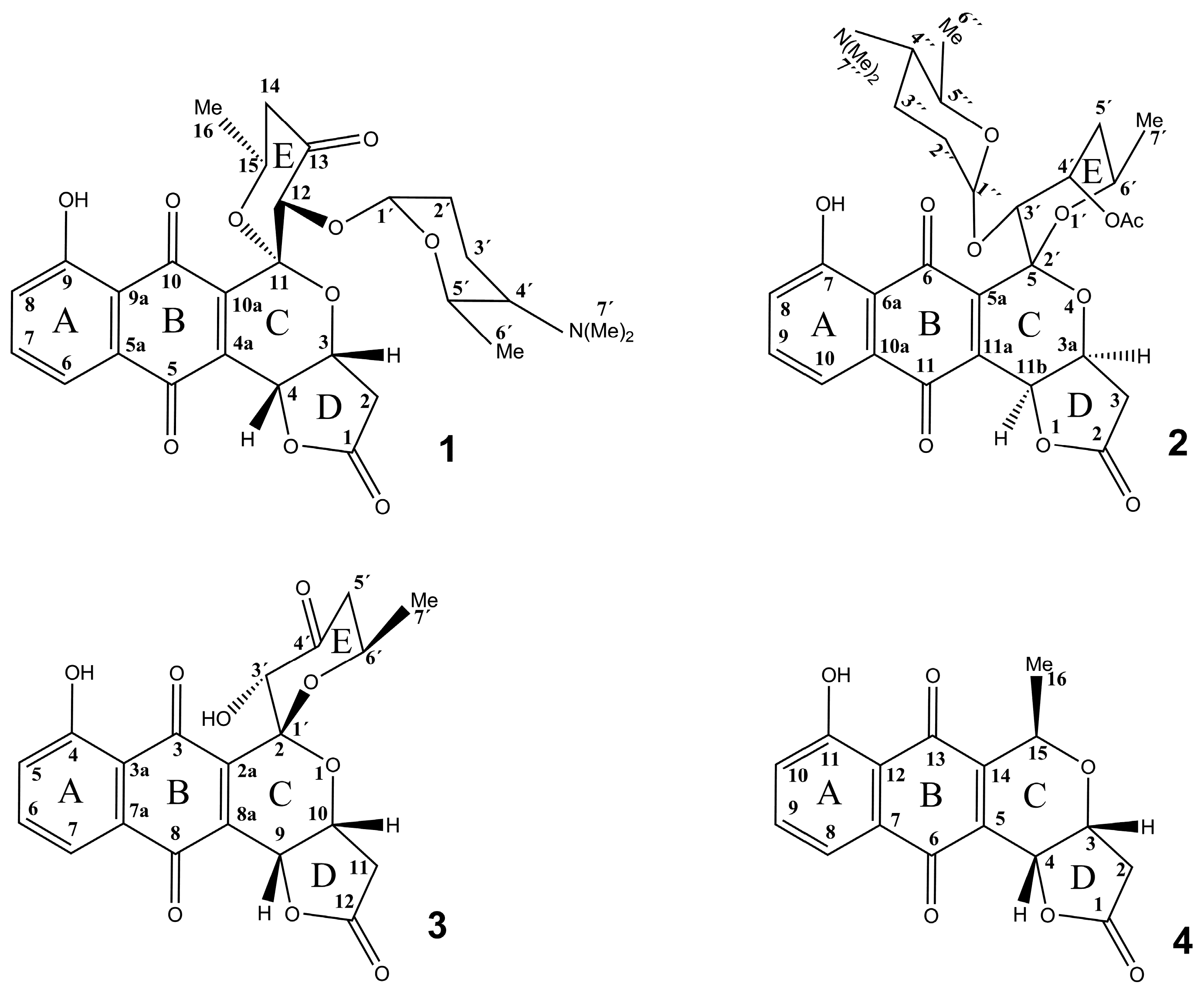 A Structural Analysis of the Angucycline-Like Antibiotic Auricin from ...
