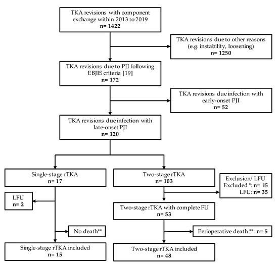 Detailed Revision Risk Analysis after Single- vs. Two-Stage Revision ...
