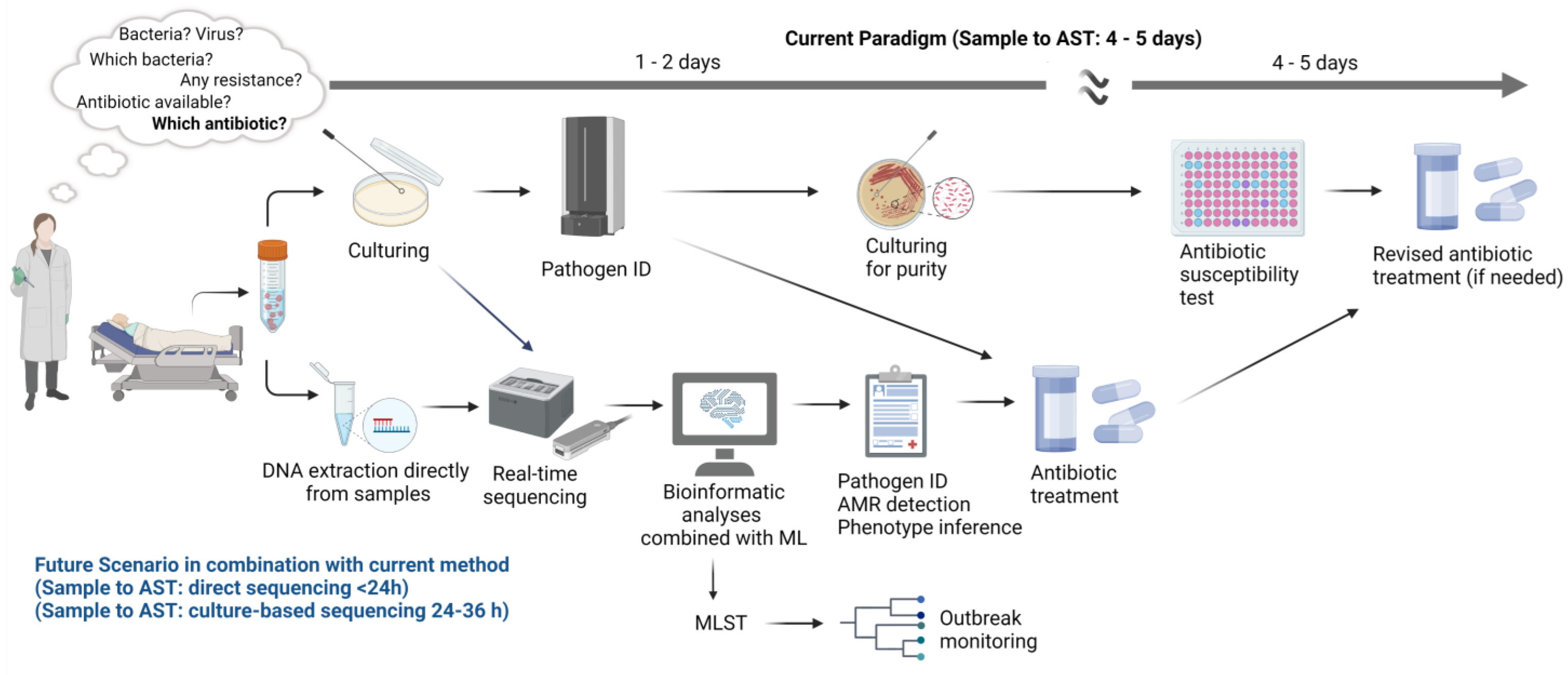 Clinical Diagnostics of Bacterial Infections and Their Resistance to ...