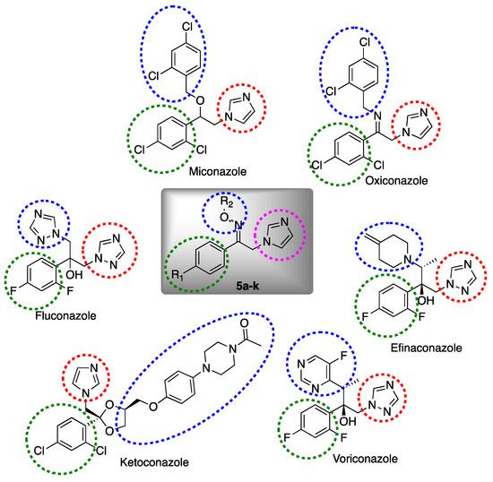 Potent Antimicrobial Azoles: Synthesis, In Vitro and In Silico Study
