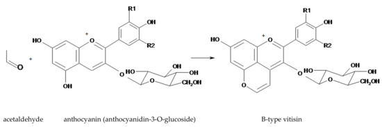 Anthocyanins and Anthocyanin-Derived Products in Yeast-Fermented Beverages