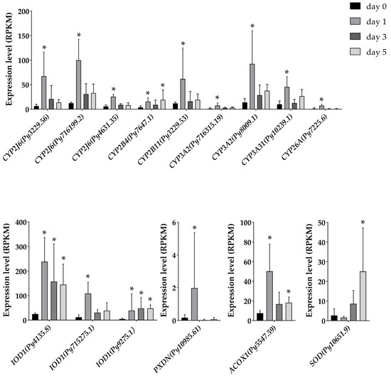 Transcriptome Analysis Reveals the Genes Involved in Oxidative Stress ...
