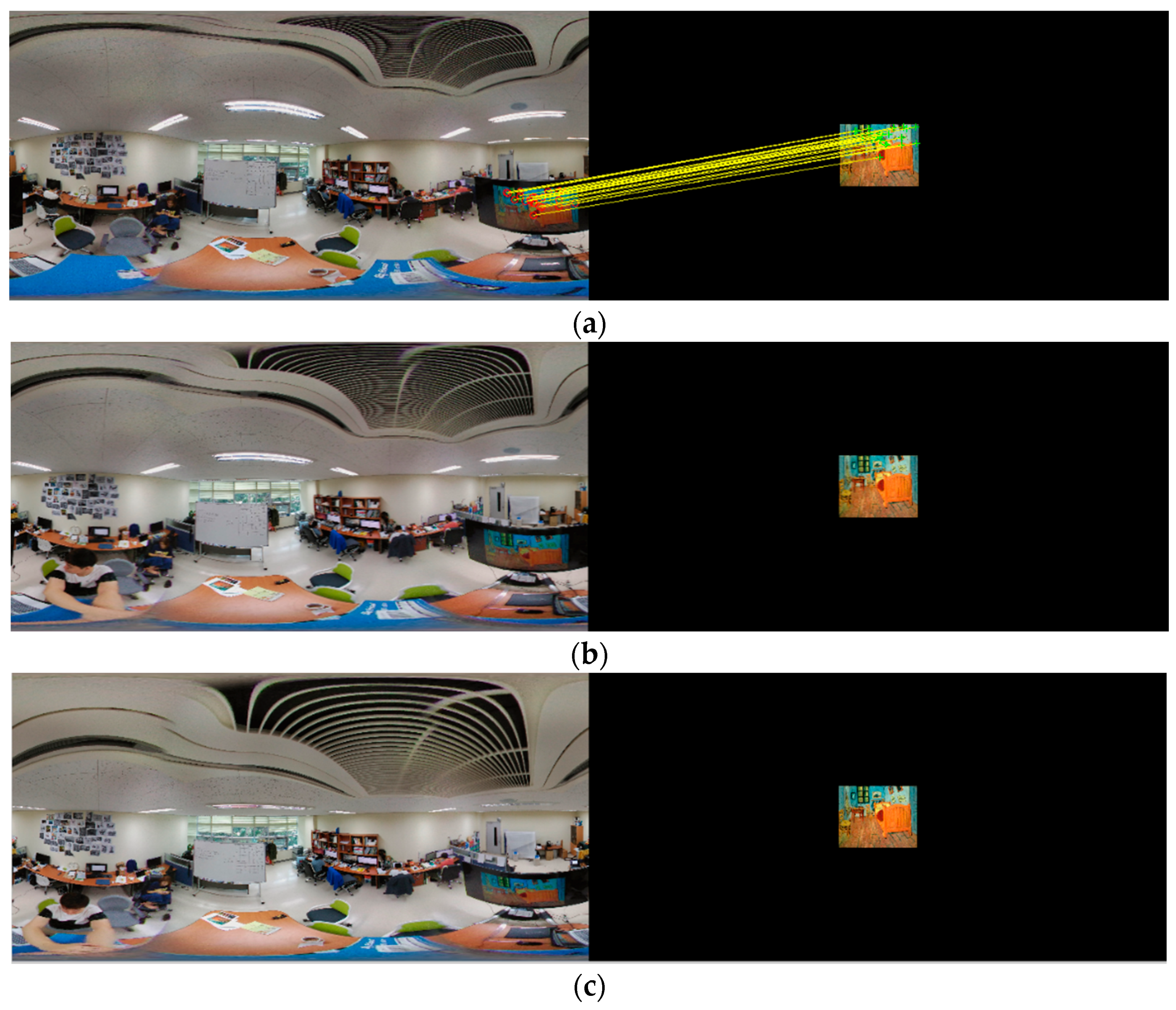 Artwork Identification for 360-Degree Panoramic Images Using Polyhedron ...