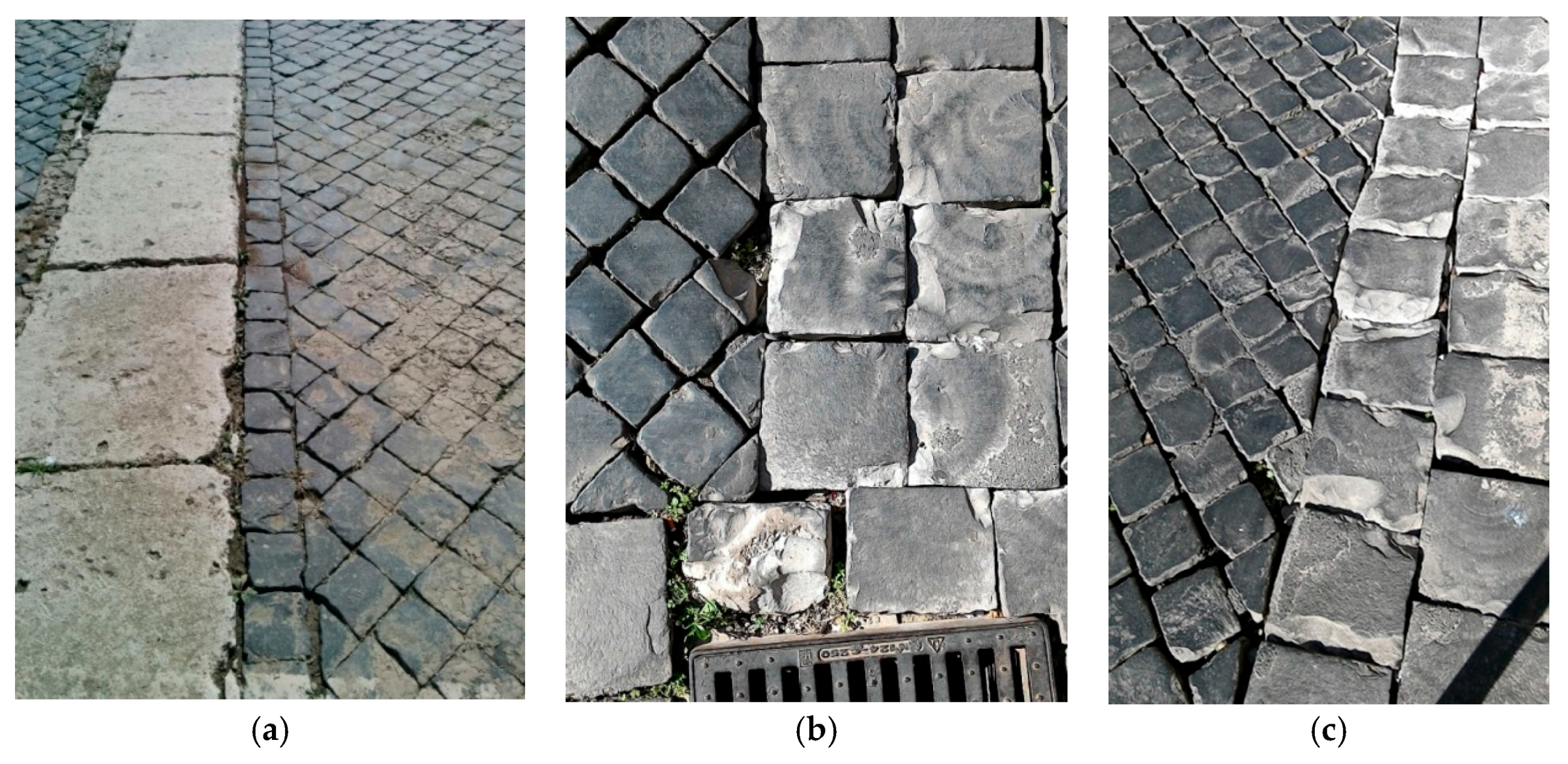 Sampietrini Stone Pavements: Distress Analysis Using Pavement Condition ...
