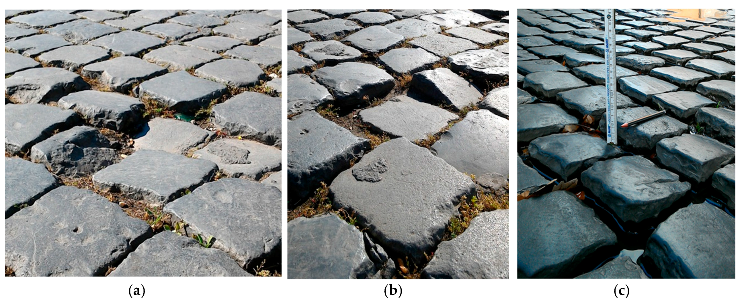 Sampietrini Stone Pavements: Distress Analysis Using Pavement Condition ...