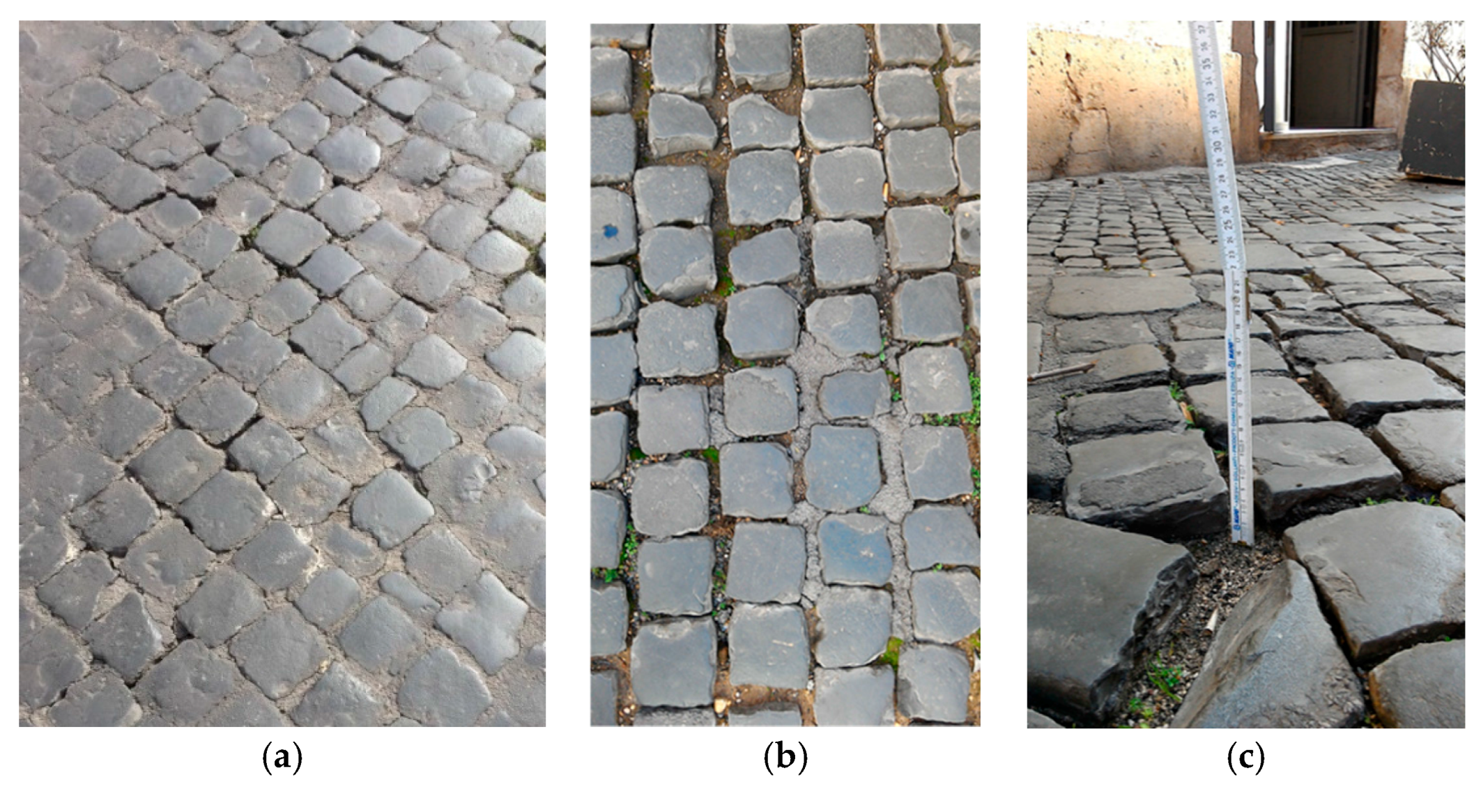 Sampietrini Stone Pavements: Distress Analysis Using Pavement Condition ...