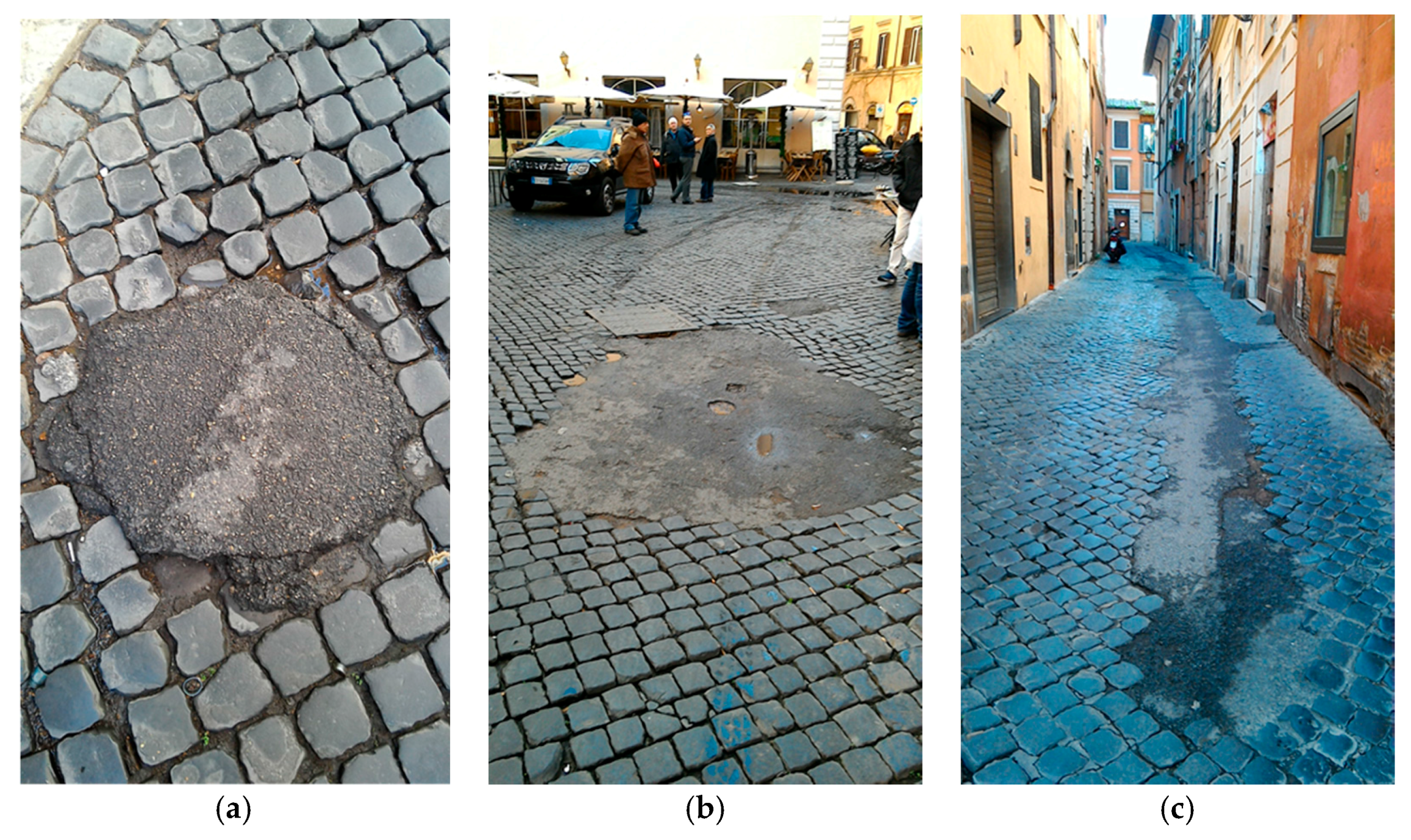 Sampietrini Stone Pavements: Distress Analysis Using Pavement Condition ...